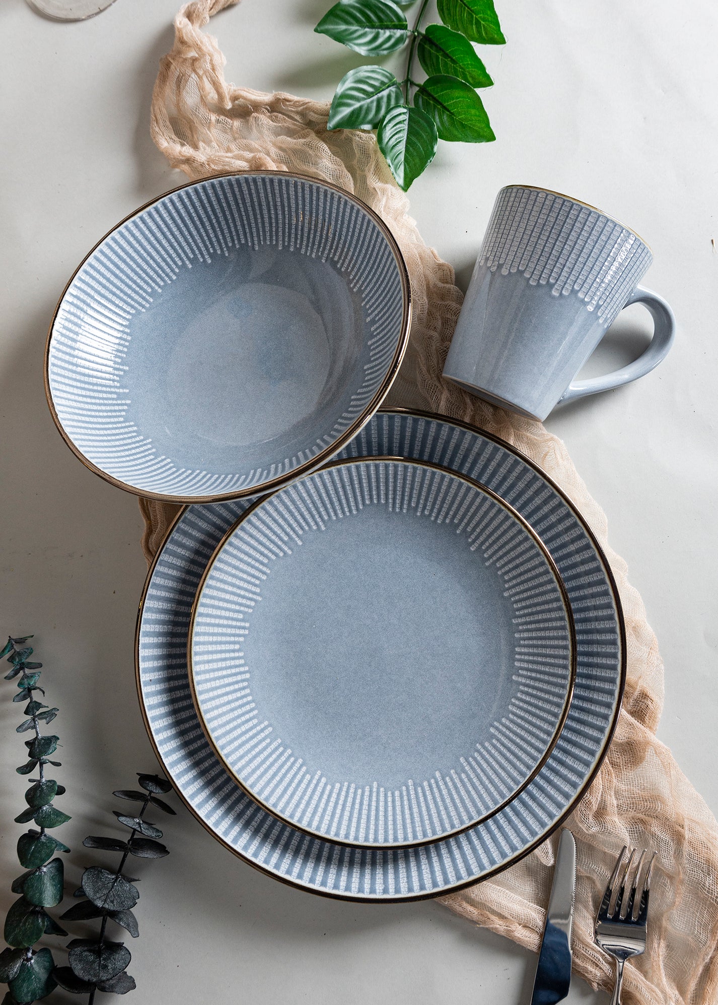 Elegant Ceramic Dinnerware Sets for everyday use，Stylish Tableware for ...