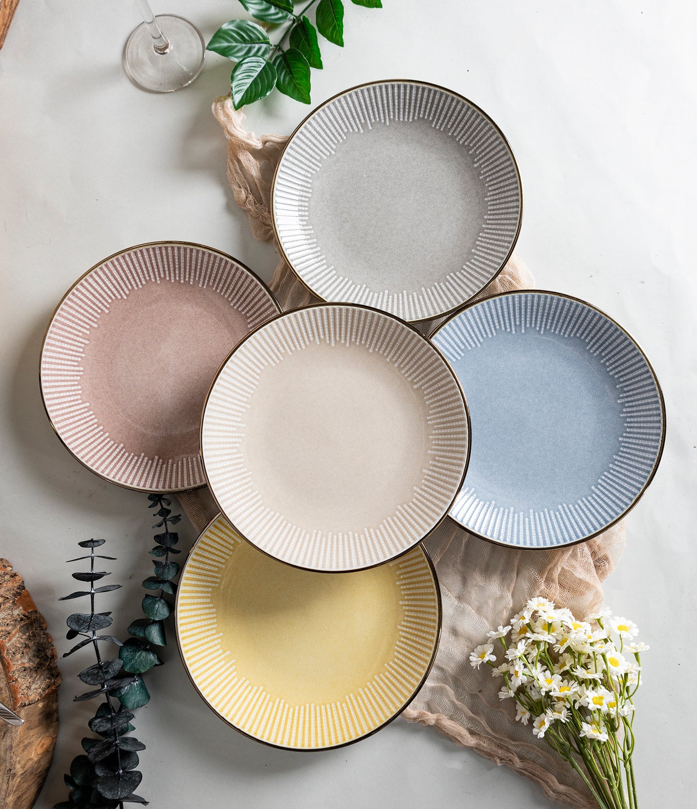 Elegant Ceramic Dinnerware Sets for everyday use，Stylish Tableware for ...