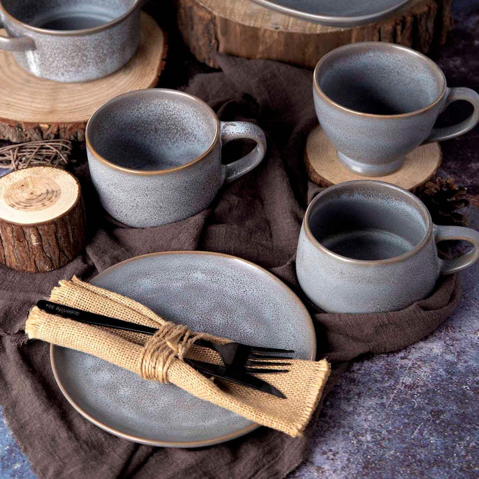 Stylish Trendy Ceramic Dinnerware Set,Plates, Bowls & Mugs at Happy Go